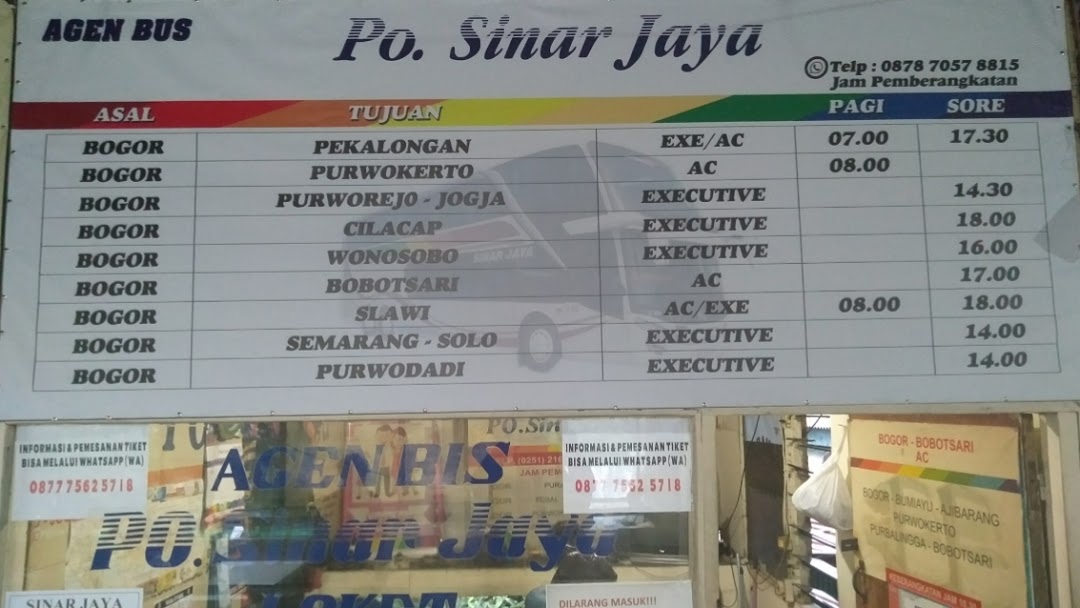 Informasi Jadwal dan Tarif Bis Indonesia
