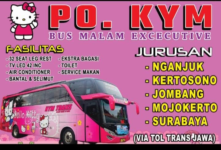 Jadwal dan Tarif Bus KYM TRANS Dari PASAR REBO ke SURABAYA